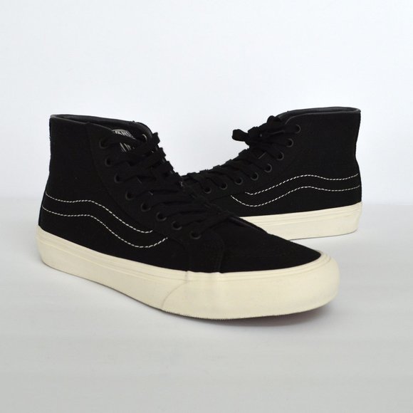 Vans | Shoes | Vans Sk8hi 38 Decon S Snake Surf Black Whigte Sneaker ...